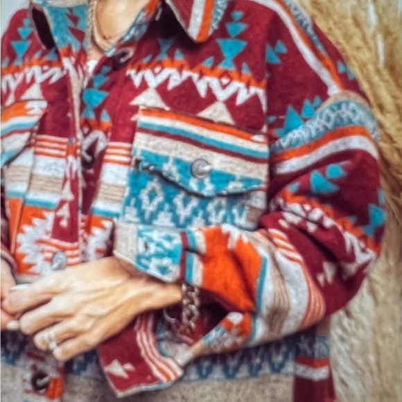 Source Unknown | Jackets & Coats | Aztec Yellowstonedistressed Flannel ...